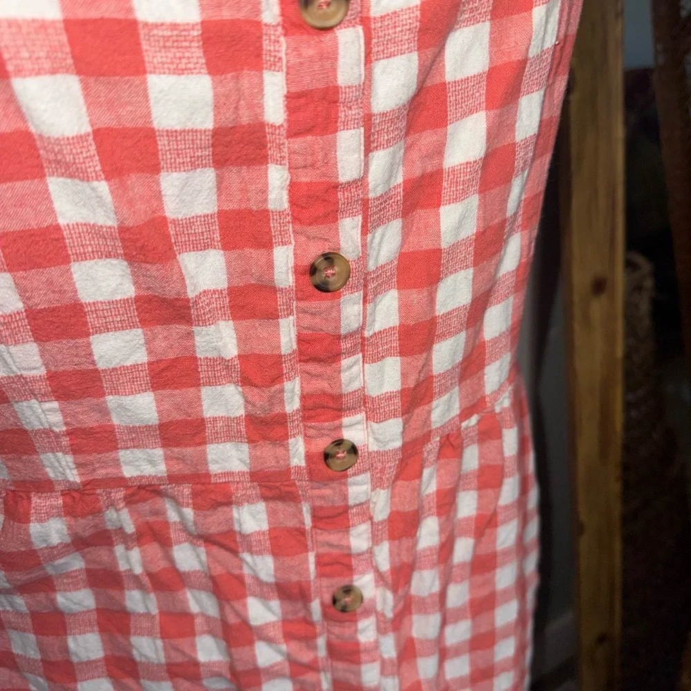 Gianni Bini | Dresses | Gianni Bini Womens Xl Cotton Linen Gingham ...